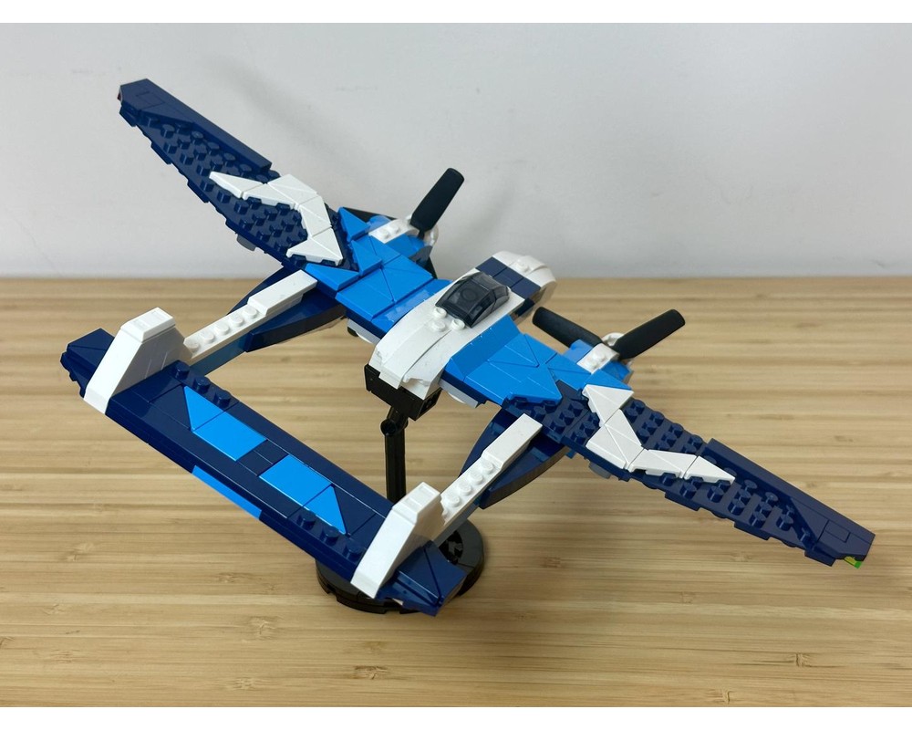 LEGO MOC WWII Twin-Engine 2-in-1 Alternate Builds Bundle - 2 x 31160 ...