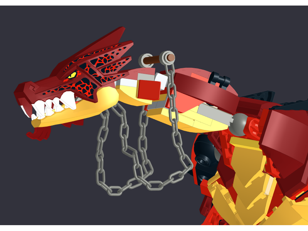 LEGO MOC-240930 Fire Dragon Attack Posability & Stability Mod by ...