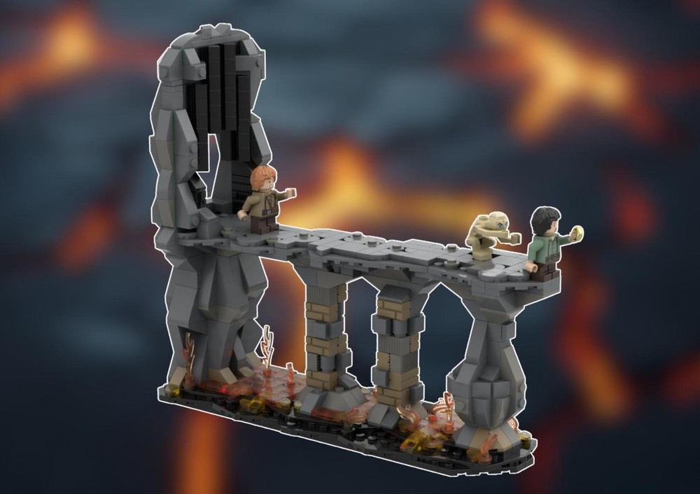 LEGO MOC FRODO & SAM : MOUNT DOOM by BrickNstories (Théo) | Rebrickable ...