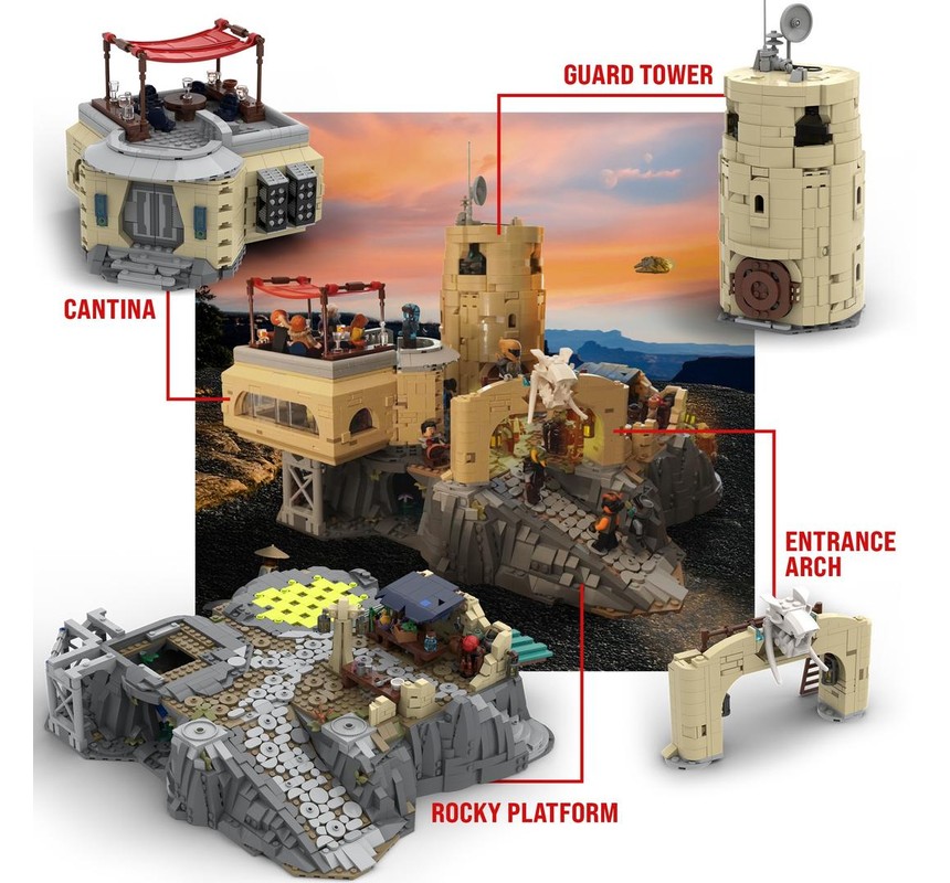 LEGO MOC Outer Rim Outpost by BaufmanBricks | Rebrickable - Build with LEGO