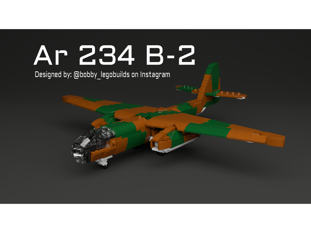 LEGO MOC Lego Arado Ar 234 B-2 in 1/45th scale by BobbyLegoBuilds ...