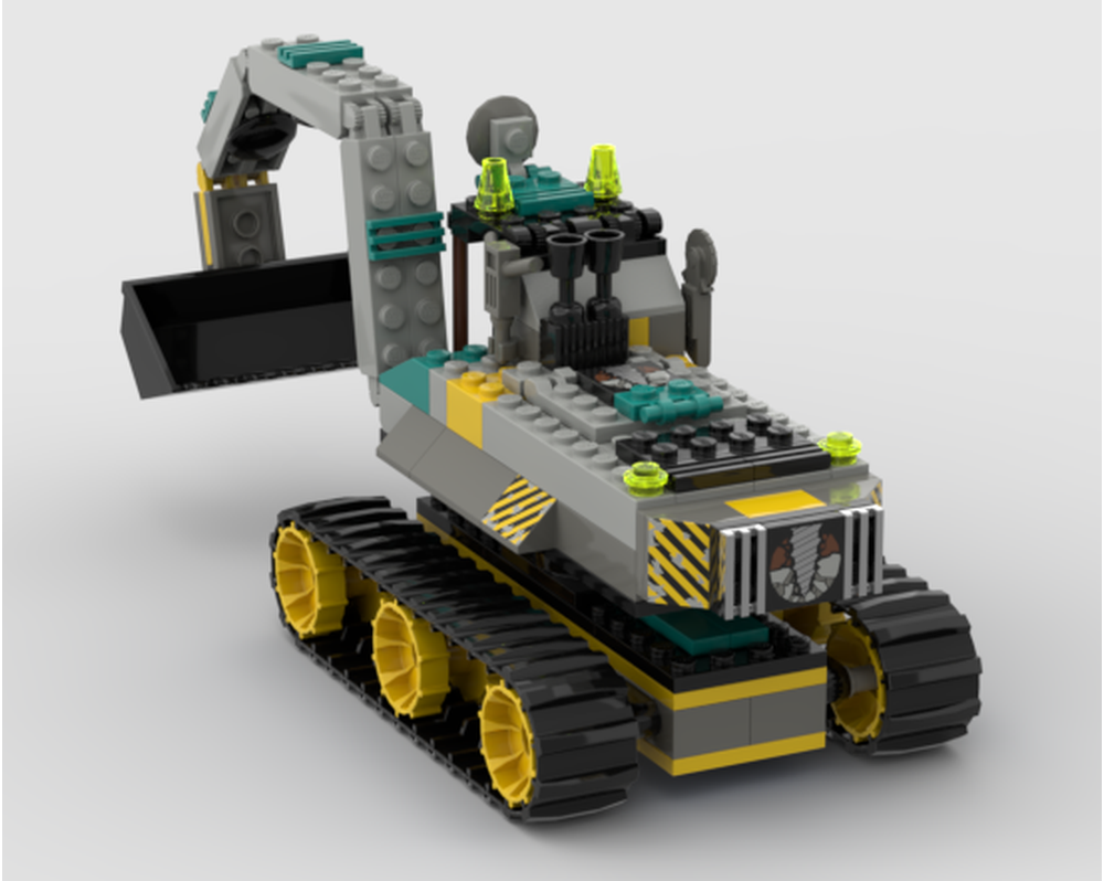 LEGO MOC Digger by DavyDigger | Rebrickable - Build with LEGO