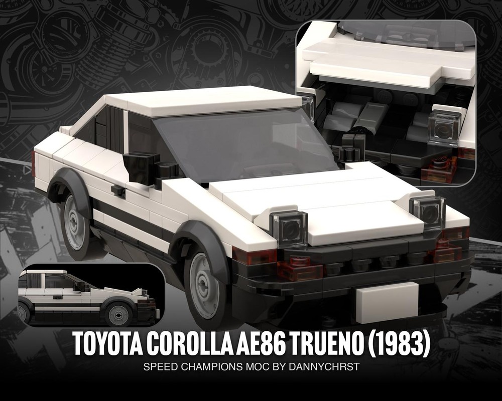 LEGO MOC-241024 TOYOTA COROLLA AE86 TRUENO (1983) - SPEED CHAMPIONS by ...