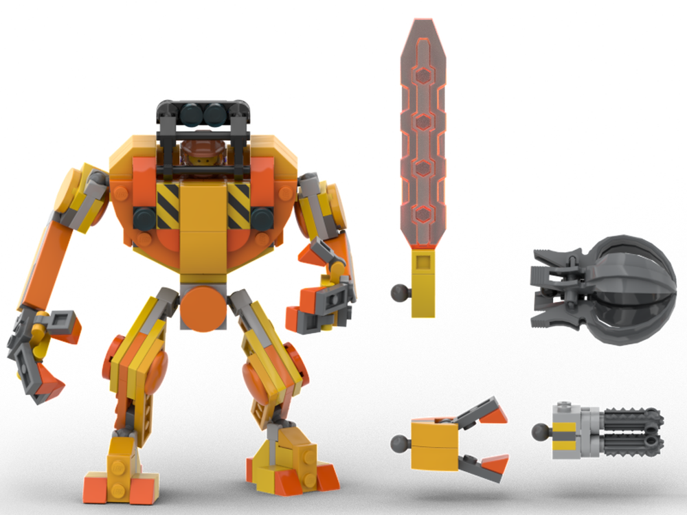 LEGO MOC Mining Mech by graeymaelkyn | Rebrickable - Build with LEGO
