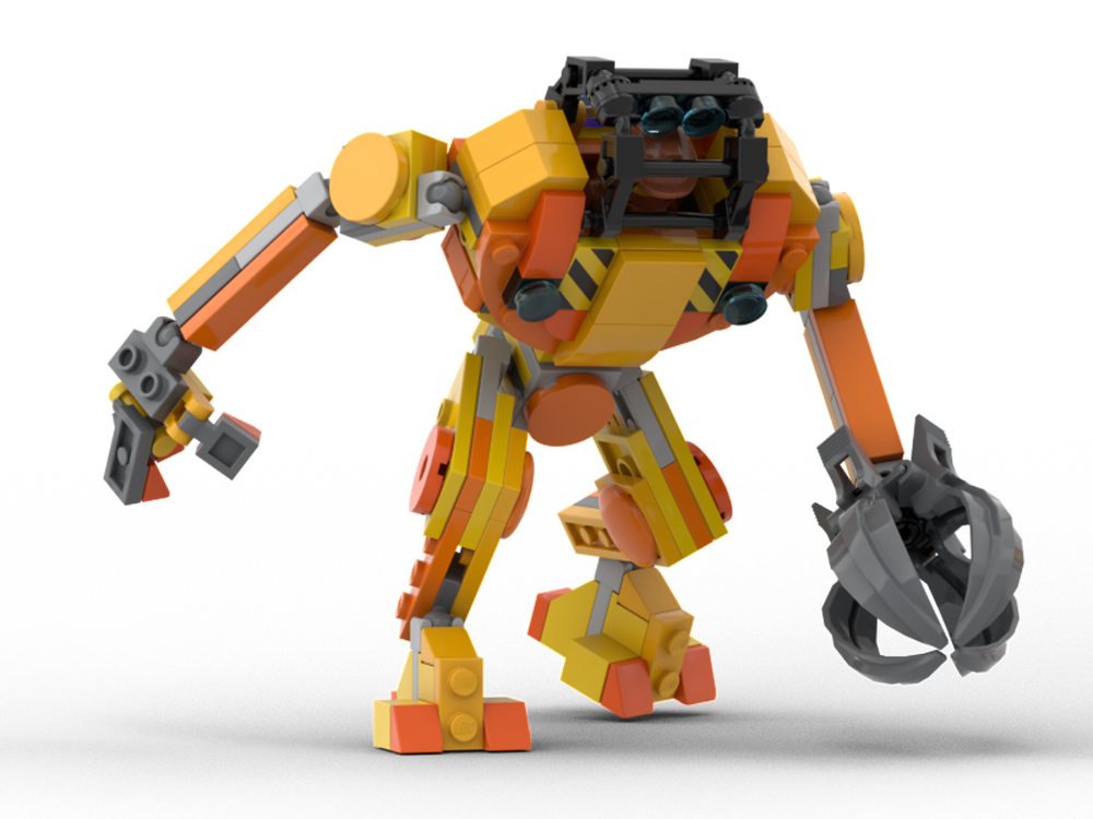 LEGO MOC Mining Mech by graeymaelkyn | Rebrickable - Build with LEGO