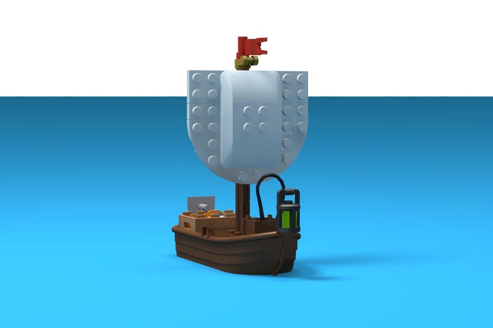 LEGO MOC small medieval fishing boat by Chicken_brick124 | Rebrickable ...