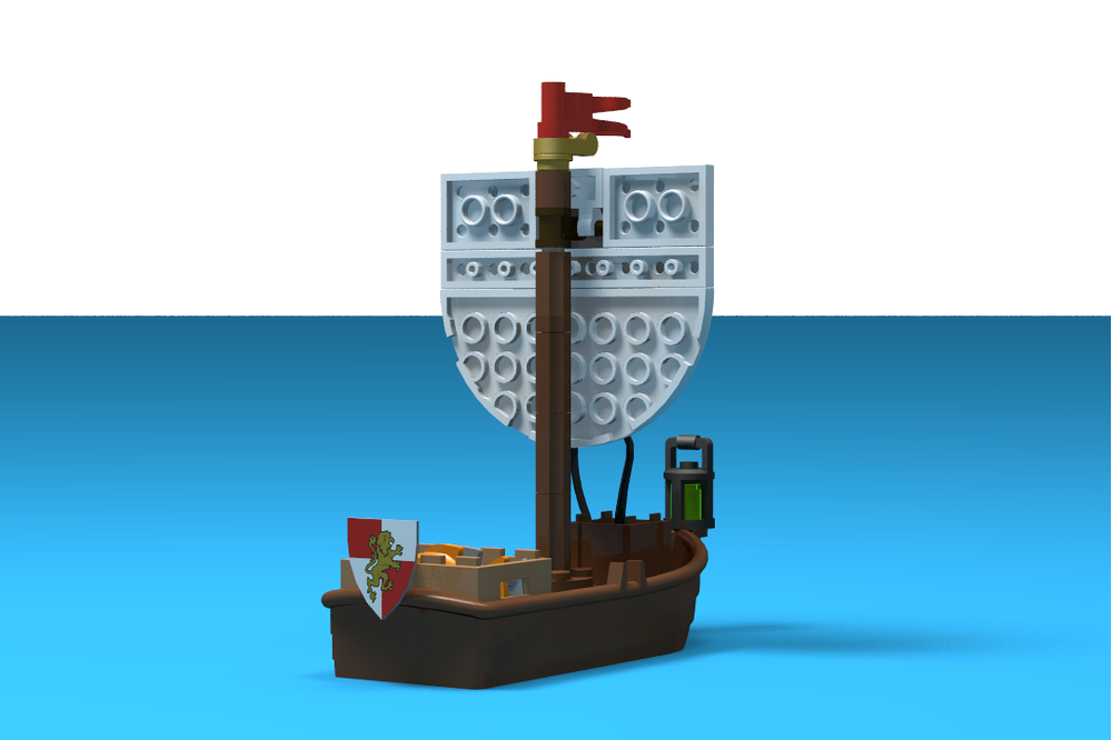 LEGO MOC small medieval fishing boat by Chicken_brick124 | Rebrickable ...