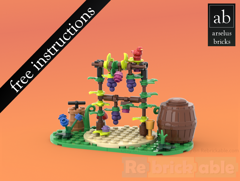 LEGO MOC Small Vineyard by arselus | Rebrickable - Build with LEGO