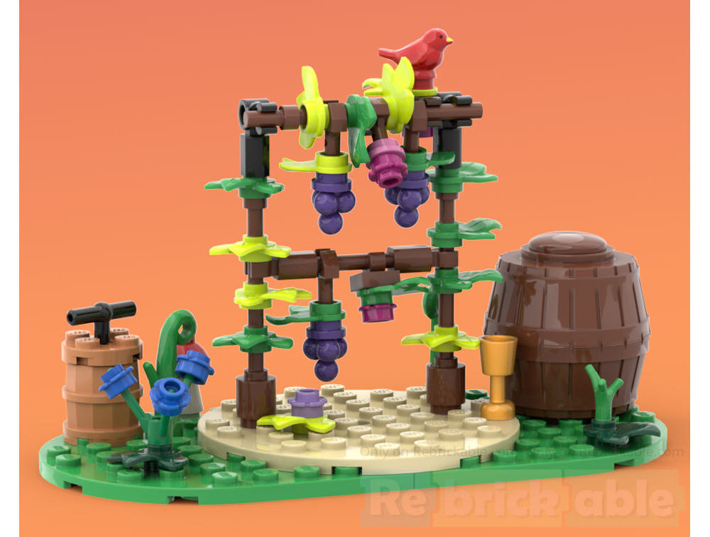 LEGO MOC Small Vineyard by arselus | Rebrickable - Build with LEGO