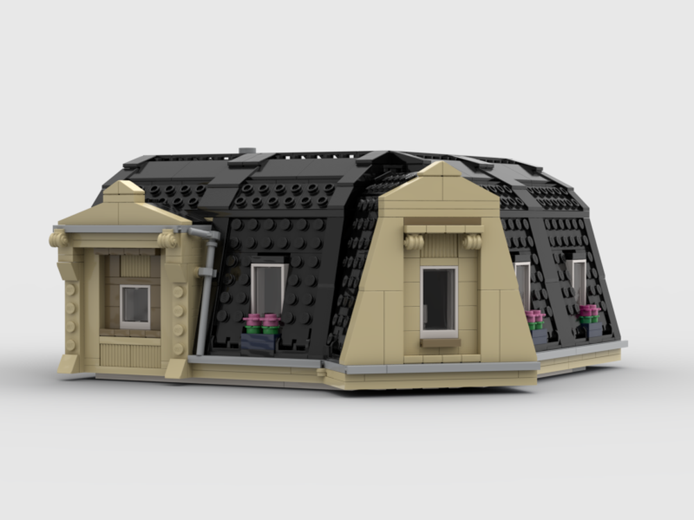 LEGO MOC corner building attic floor by cornflake67 | Rebrickable ...