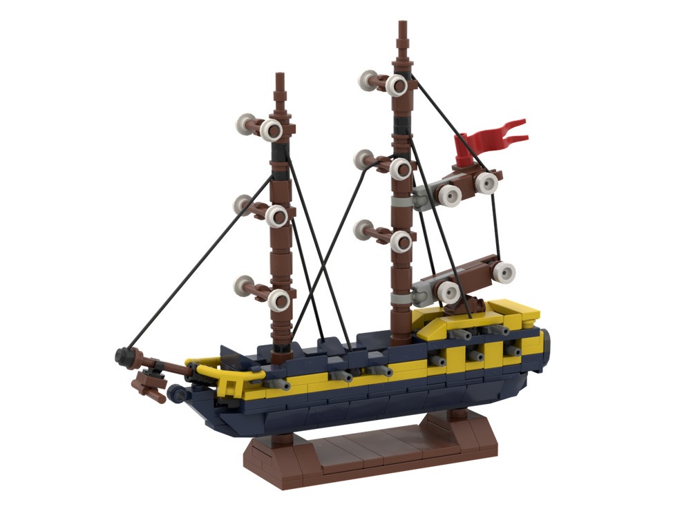 LEGO MOC HMS Interceptor – Fabric Sails Edition by Sparrow11 ...