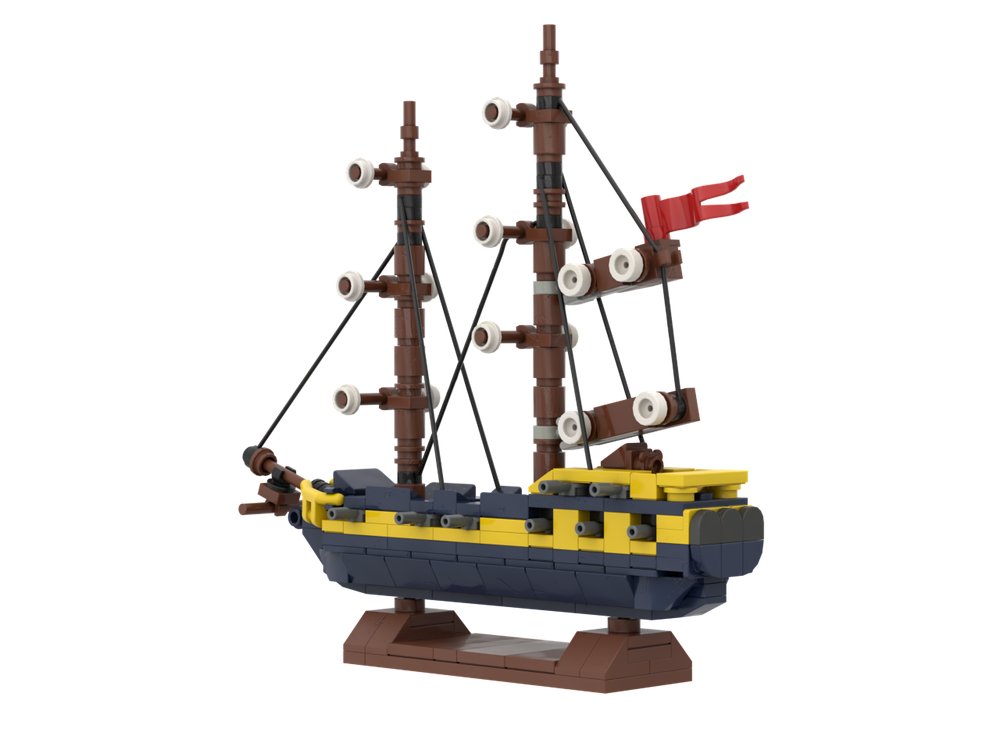 LEGO MOC HMS Interceptor – Fabric Sails Edition by Sparrow11 ...