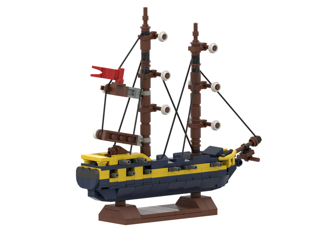 LEGO MOC HMS Interceptor – Fabric Sails Edition by Sparrow11 ...