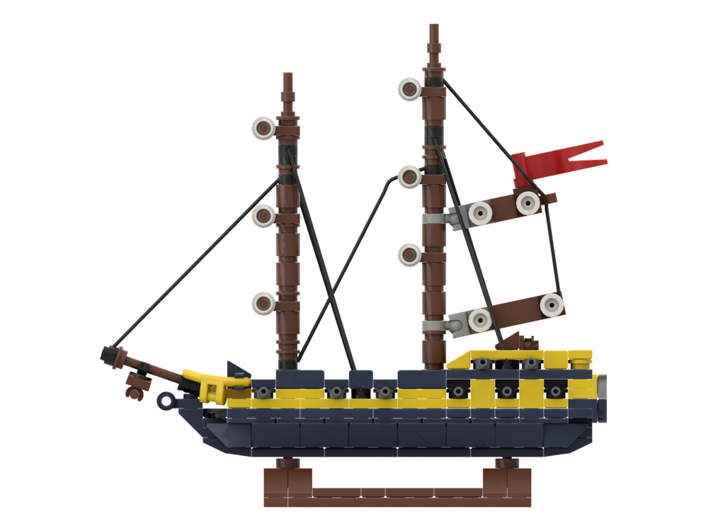 LEGO MOC HMS Interceptor – Fabric Sails Edition by Sparrow11 ...