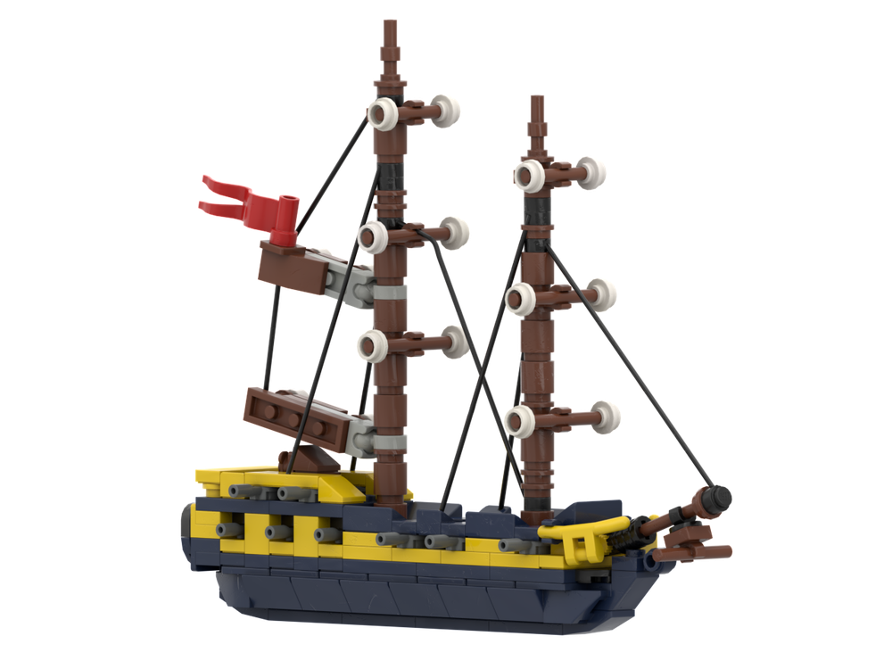 LEGO MOC HMS Interceptor – Fabric Sails Edition by Sparrow11 ...