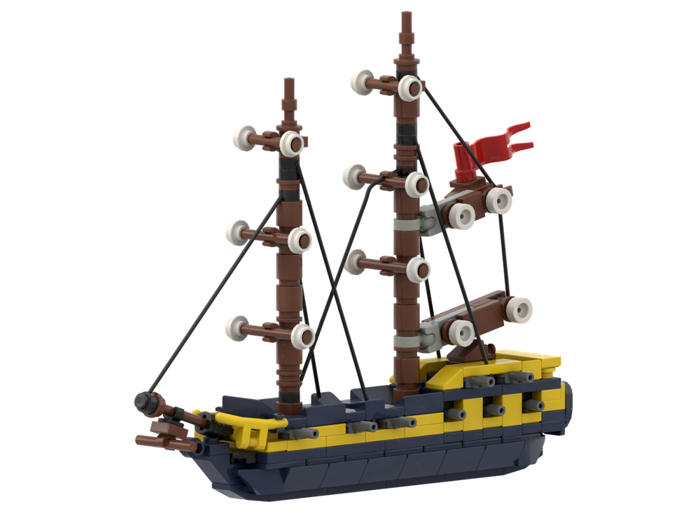 LEGO MOC HMS Interceptor – Fabric Sails Edition by Sparrow11 ...