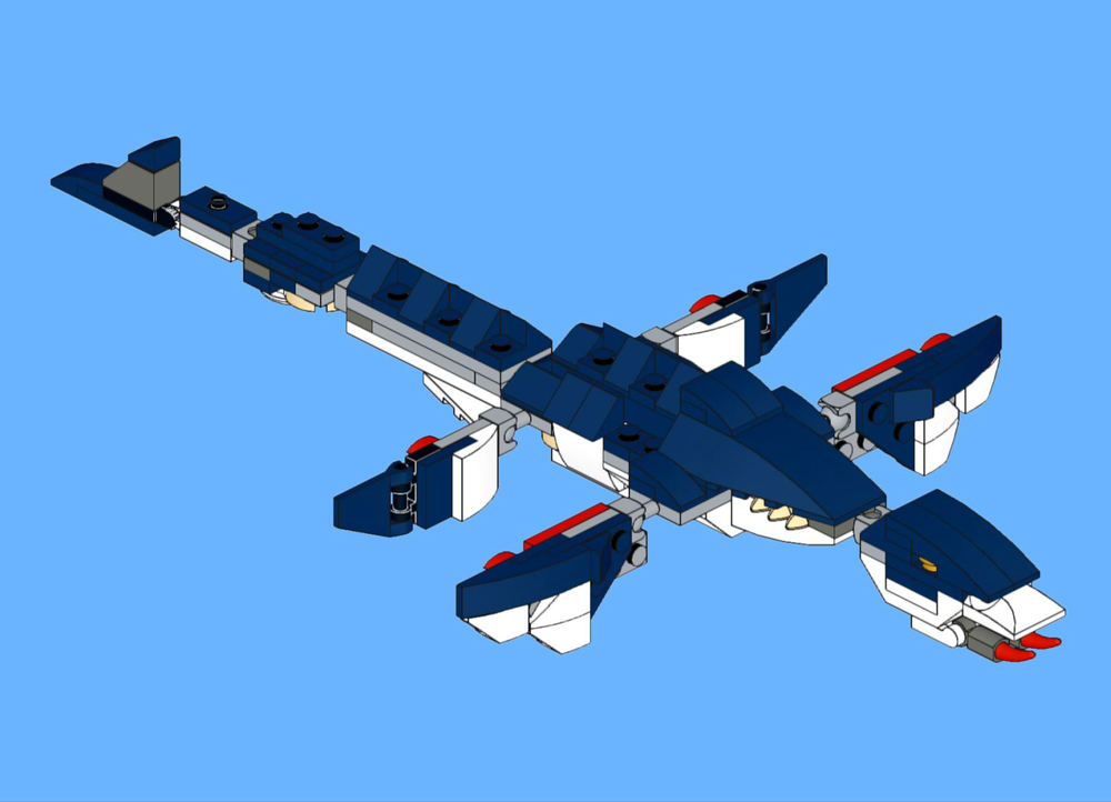 LEGO MOC Mosasaurus Hoffmanni - Alternate Build from 31088 Deep Sea ...