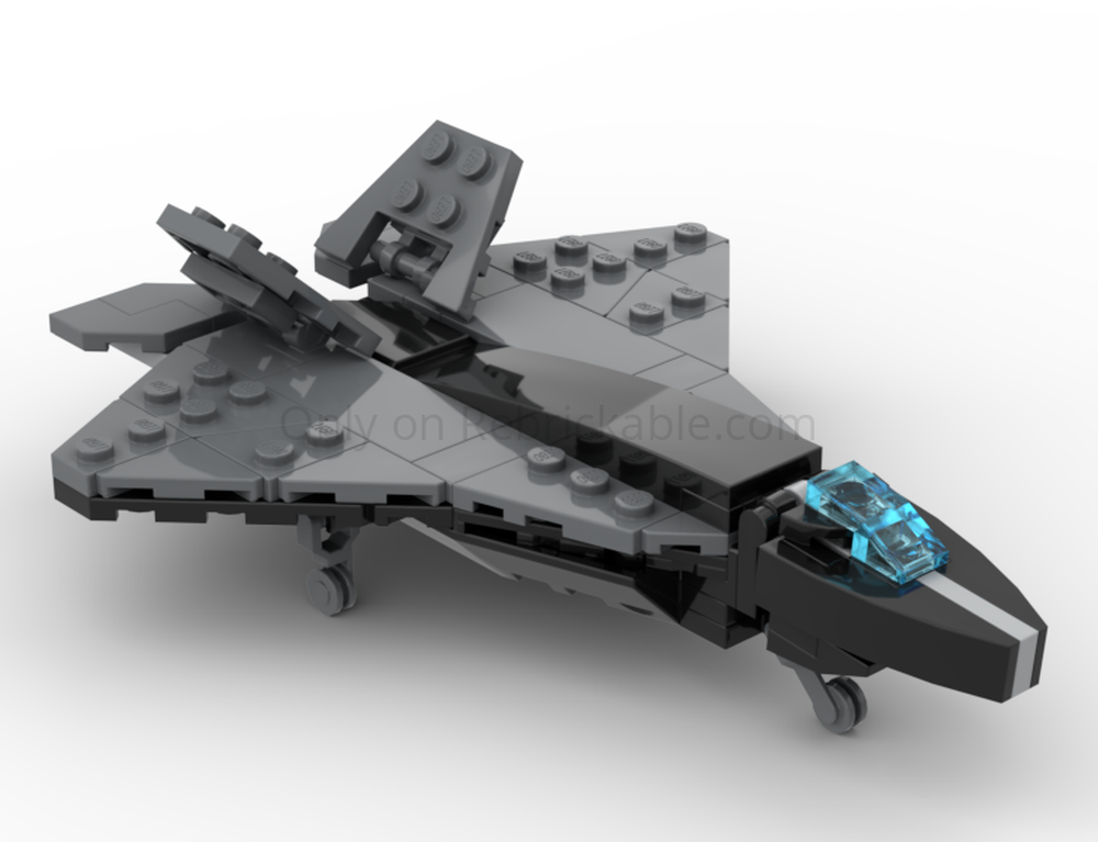LEGO MOC-241103 Maestro's F22 Raptor by maestro_of_bricks | Rebrickable ...