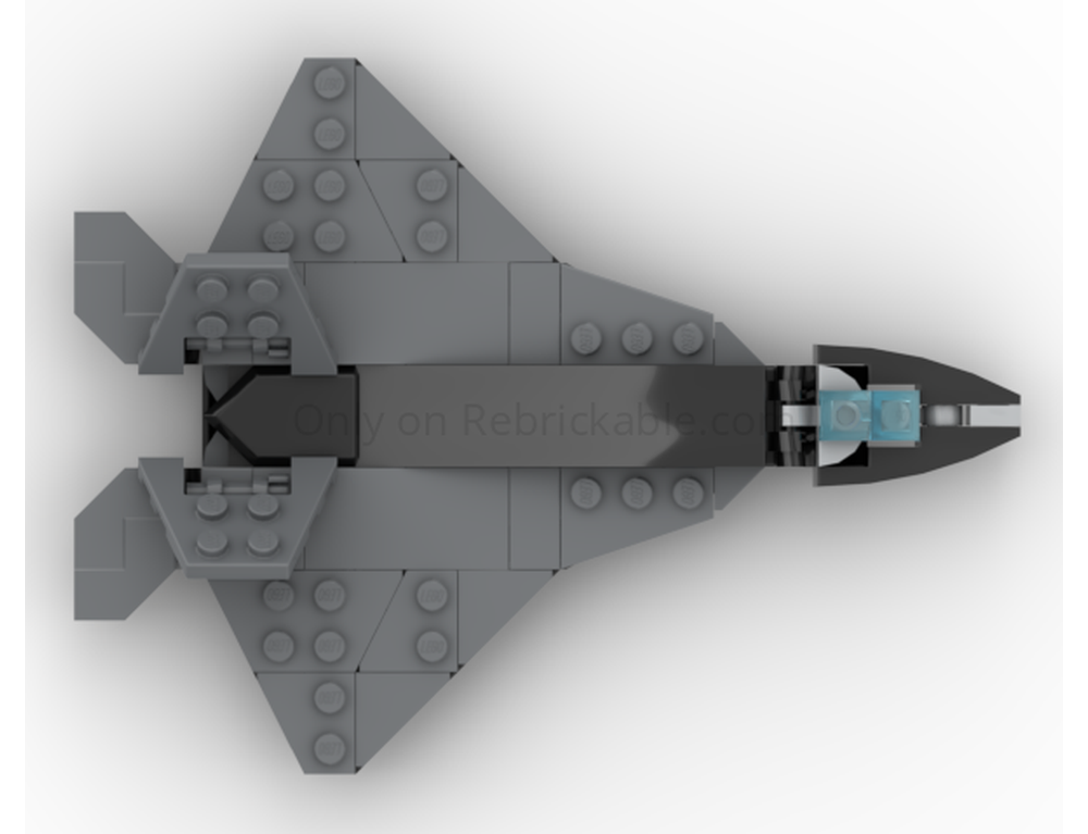 LEGO MOC-241103 Maestro's F22 Raptor by maestro_of_bricks | Rebrickable ...