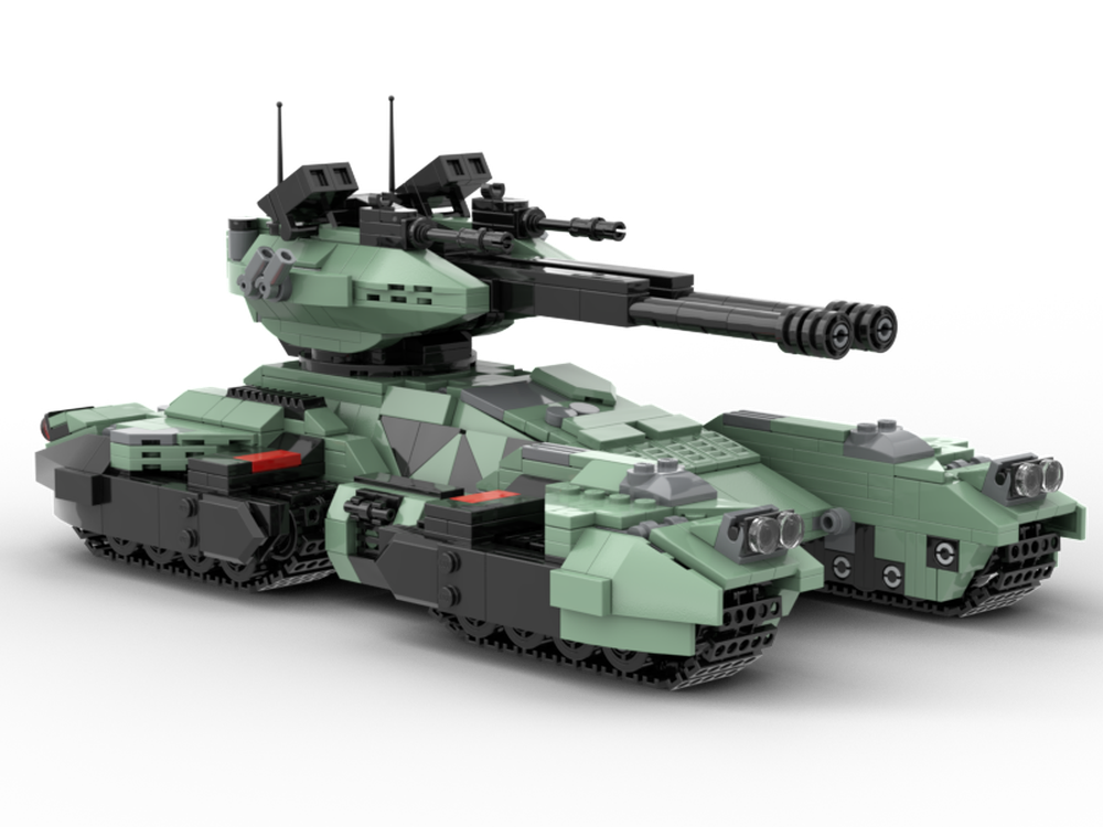 LEGO MOC-241105 Halo UNSC Grizzly tank by Mh.bricks | Rebrickable ...