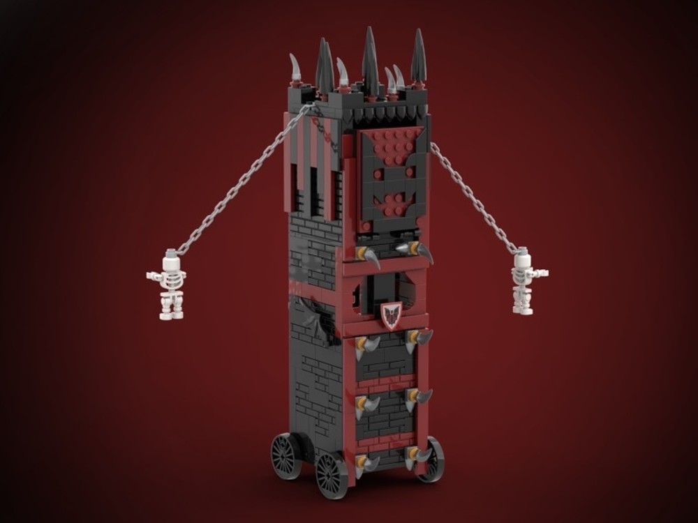 LEGO MOC Fright Knight Siege Tower by HogAwesome | Rebrickable - Build ...
