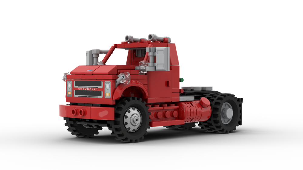 LEGO MOC-241132 Chevy C60 Tractor by Yellow.LXF | Rebrickable - Build ...