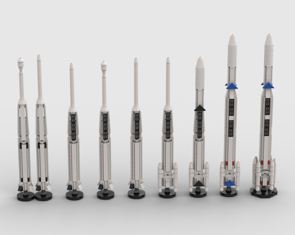 LEGO MOC Early Thor Delta Collection (Saturn V scale) by Betelguese90 ...