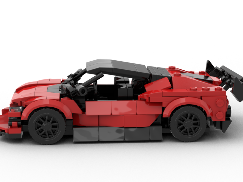 LEGO MOC Red Valarra Corvette Body Kit by Brickcarmocpalace ...