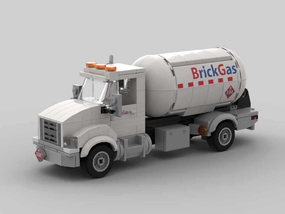 LEGO MOC-241146 Propane Truck by JIDBrickCreations | Rebrickable ...