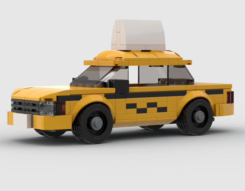 LEGO MOC-241158 Taxi Cab (6-wide) by DailyWeeklyBuilds | Rebrickable ...