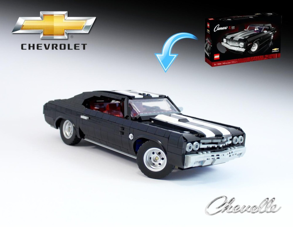 LEGO MOC 10304 Chevrolet Chevelle SS by firas_legocars | Rebrickable ...