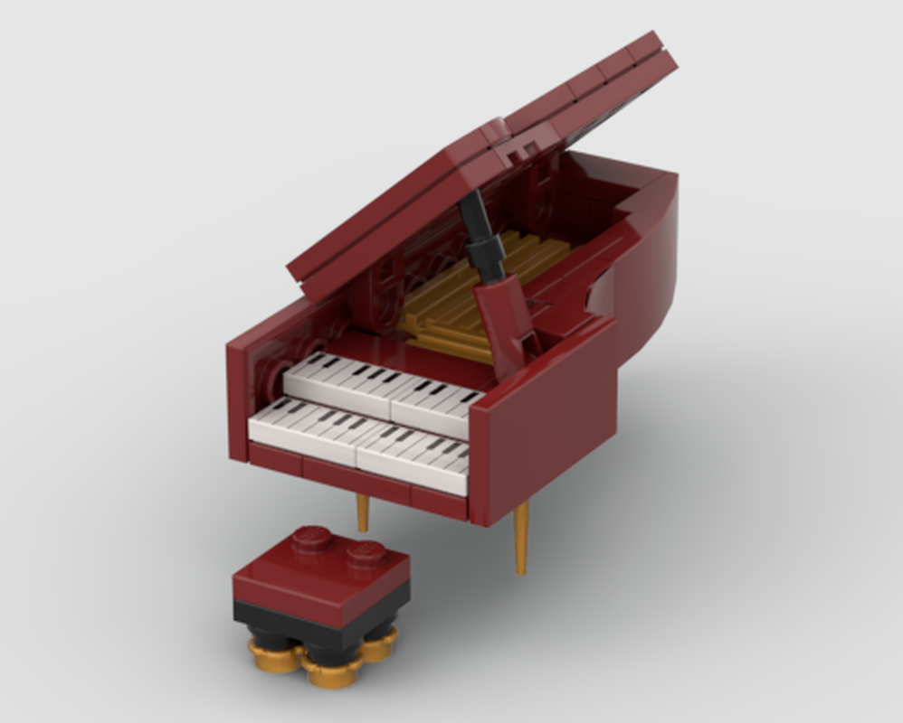 LEGO MOC-241174 Harpsichord by Legoschland | Rebrickable - Build with LEGO