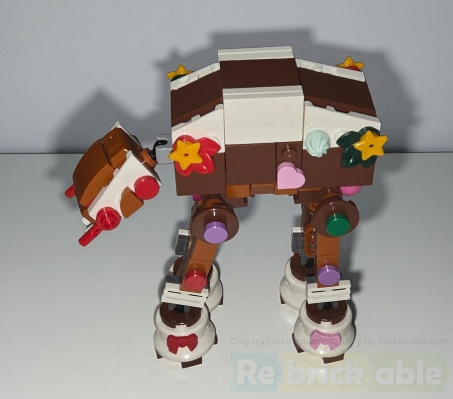 LEGO MOC Mini Gingerbread AT AT Moc by Bima | Rebrickable - Build with LEGO