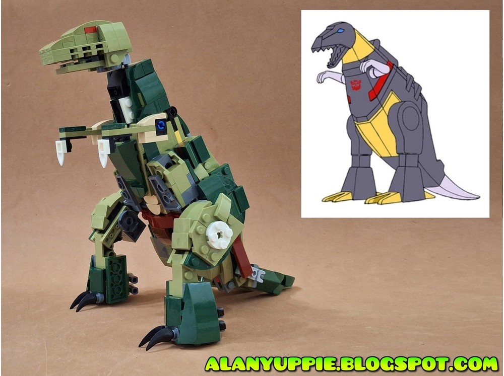 LEGO MOC-241193 Dinobot Grimlock / Transformer Dinosaur T.Rex using set ...