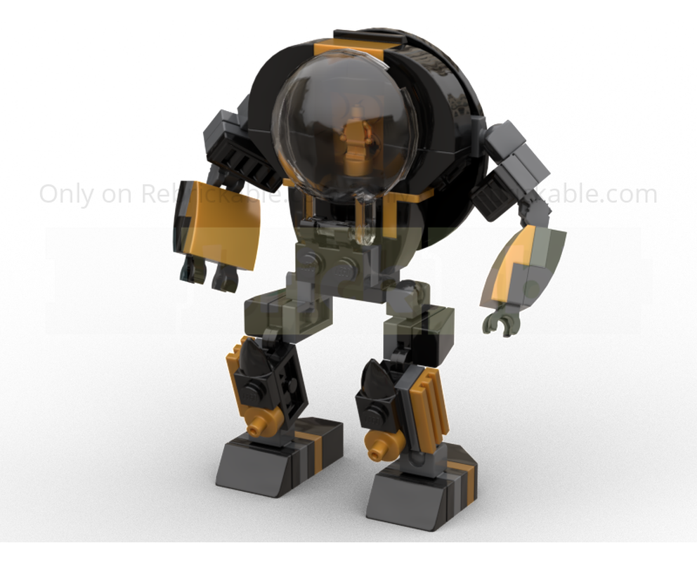 LEGO MOC Micro Explorer Mech by Goldblast | Rebrickable - Build with LEGO