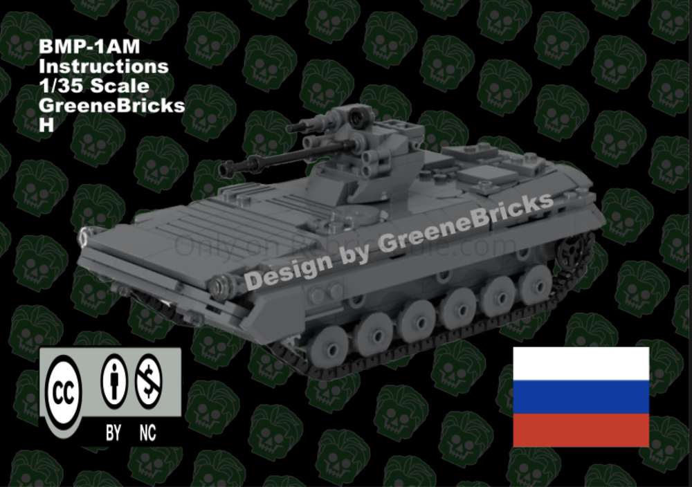 LEGO MOC-241202 BMP-1AM by GreeneBricks | Rebrickable - Build with LEGO
