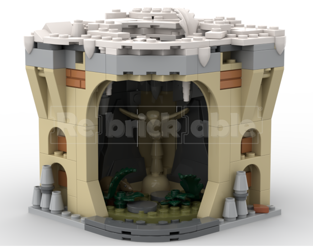 LEGO MOC-241205 Shrine in the Ice by mocni | Rebrickable - Build with LEGO