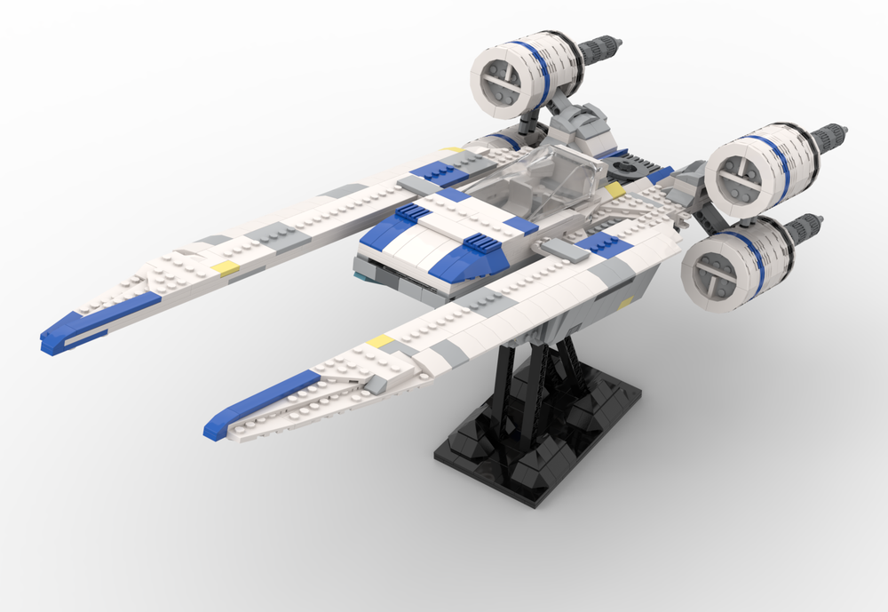 LEGO MOC-241211 Custom Rebel U Wing V1 by BrickBatallion | Rebrickable ...