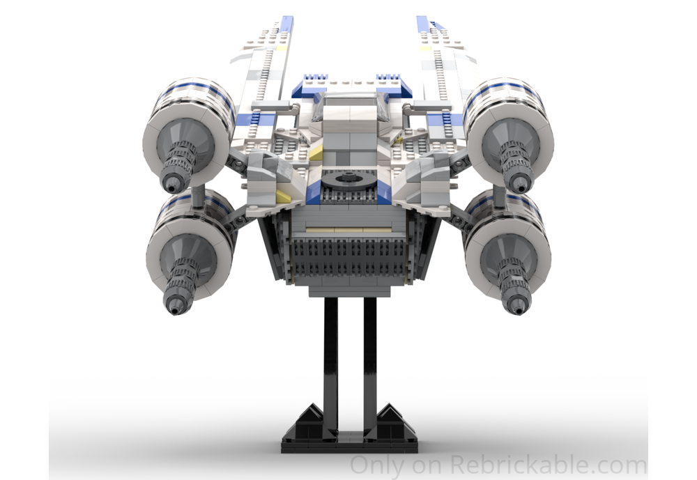 LEGO MOC-241211 Custom Rebel U Wing V1 by BrickBatallion | Rebrickable ...
