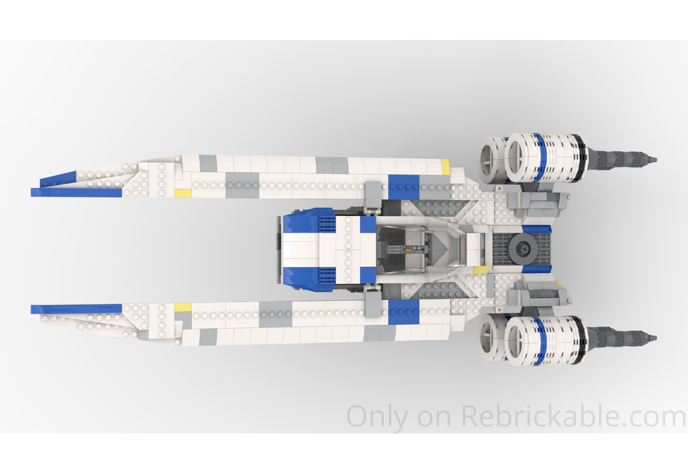 LEGO MOC Custom Rebel U Wing V1 by BrickBatallion | Rebrickable - Build ...