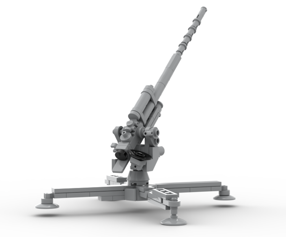 LEGO MOC German Flak 88 by makerbrick | Rebrickable - Build with LEGO