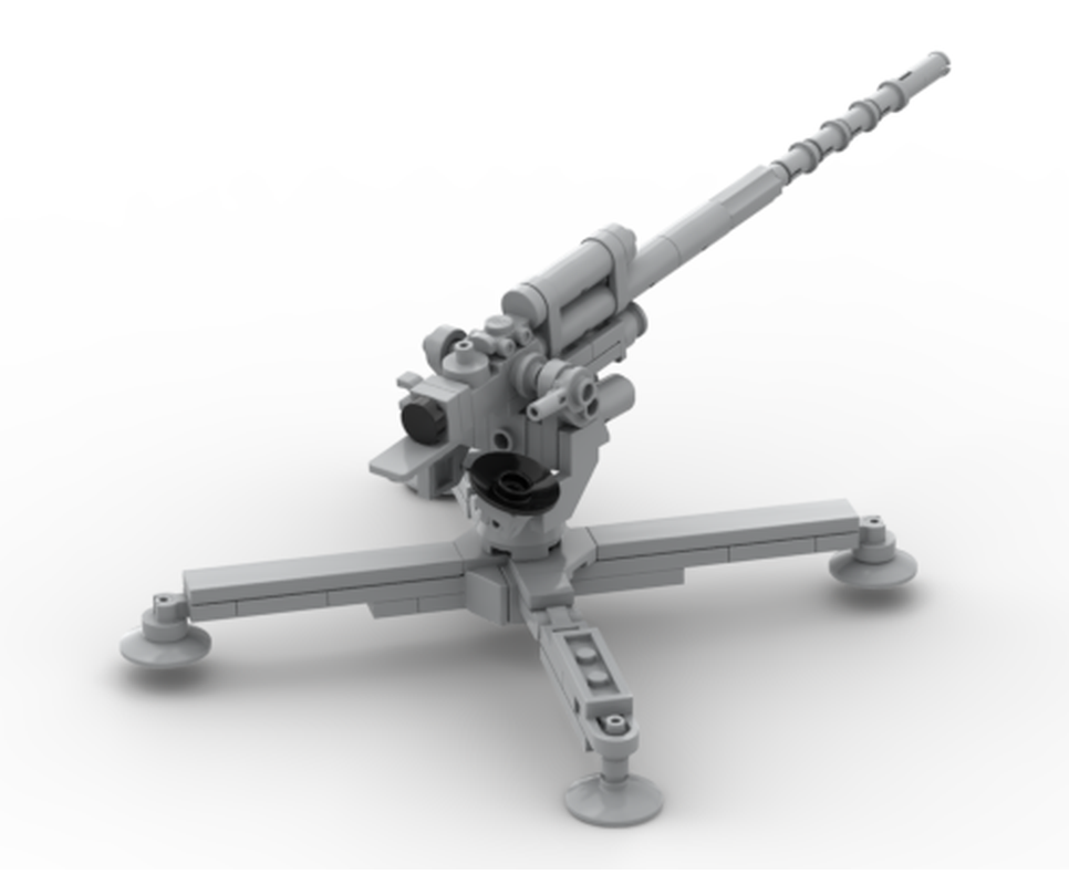 LEGO MOC German Flak 88 by makerbrick | Rebrickable - Build with LEGO
