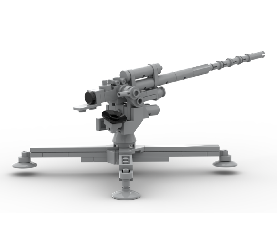 LEGO MOC German Flak 88 by makerbrick | Rebrickable - Build with LEGO