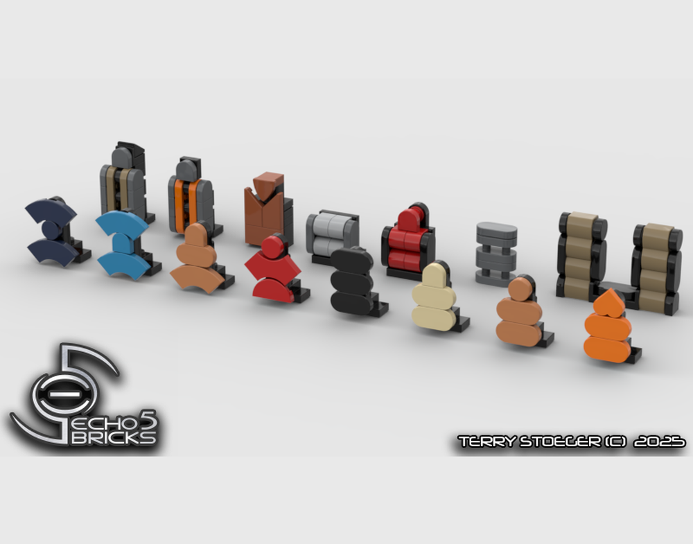 LEGO MOC-241215 Seat Concepts by echo5Bricks | Rebrickable - Build with ...