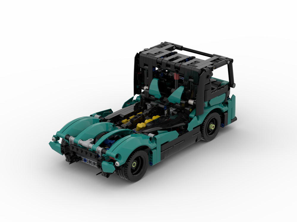 LEGO MOC Lego Technic 42208 alt build race truck with full suspension ...