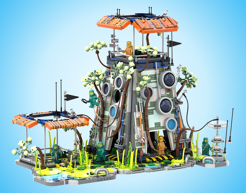 LEGO MOC-241275 Neon Wastes by TangTaizong | Rebrickable - Build with LEGO