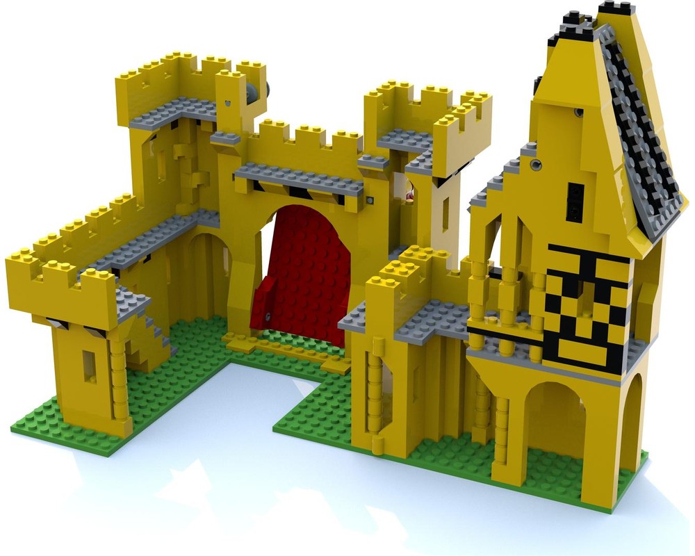 LEGO MOC 375-2 Classic Yellow Castle MOC #7 by spinox | Rebrickable ...