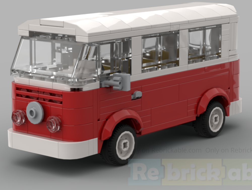 LEGO MOC-241327 vintage 1971 vw bus by EBbuilds | Rebrickable - Build ...