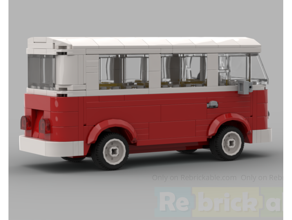 LEGO MOC-241327 vintage 1971 vw bus by EBbuilds | Rebrickable - Build ...