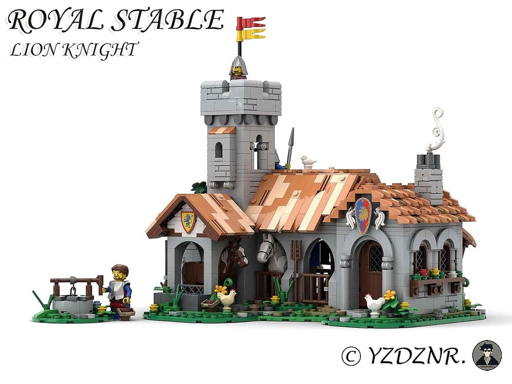 LEGO MOC-241328 Lion Knight Royal Stable by yascr2024 | Rebrickable ...